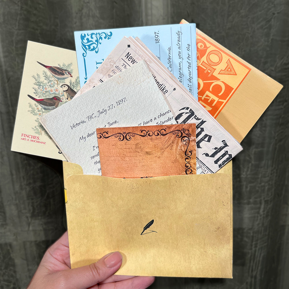 Finch and Hawk: The Klondike Letters | Tin Box Letters