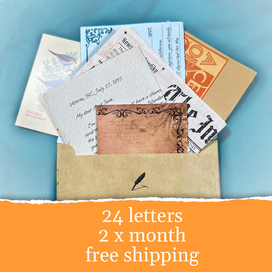 Finch and Hawk: The Klondike Letters | Tin Box Letters