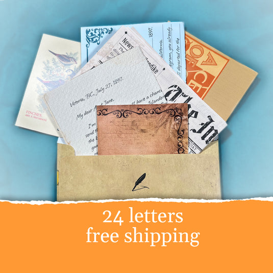 Tin Box Letters - Subscription to stories in letters.